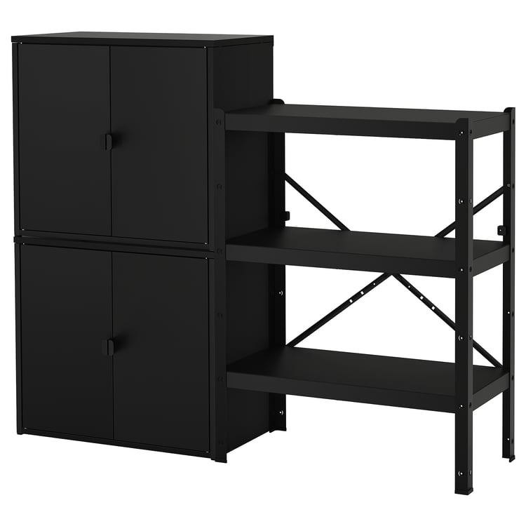 BROR 2 bahagian/rak/kabinet, 161x40x133 cm - IKEA Malaysia