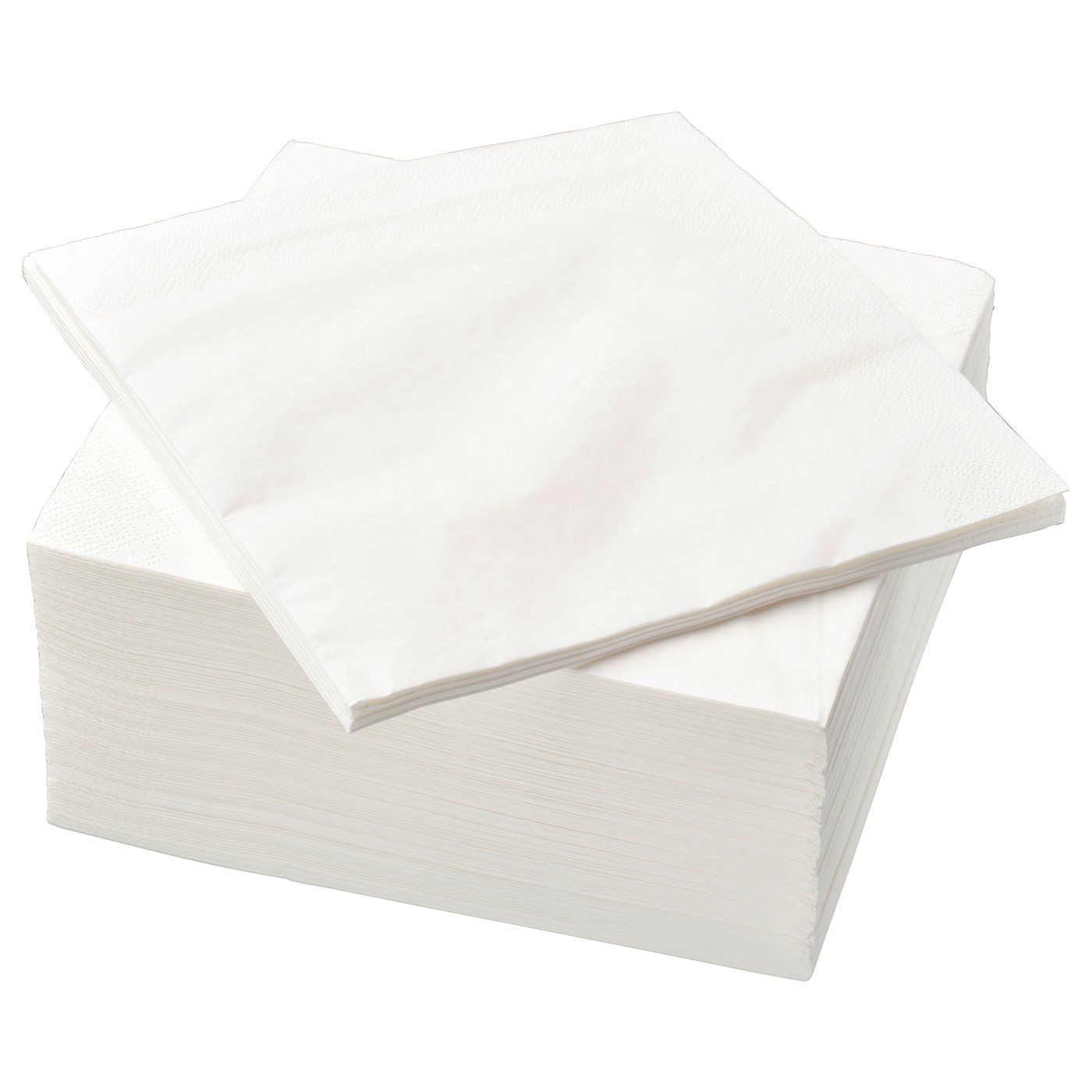 FANTASTISK napkin kertas, putih, 40x40 cm - IKEA Malaysia
