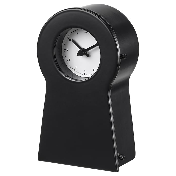 IKEA PS 1995 jam, hitam, 14 cm - IKEA Malaysia