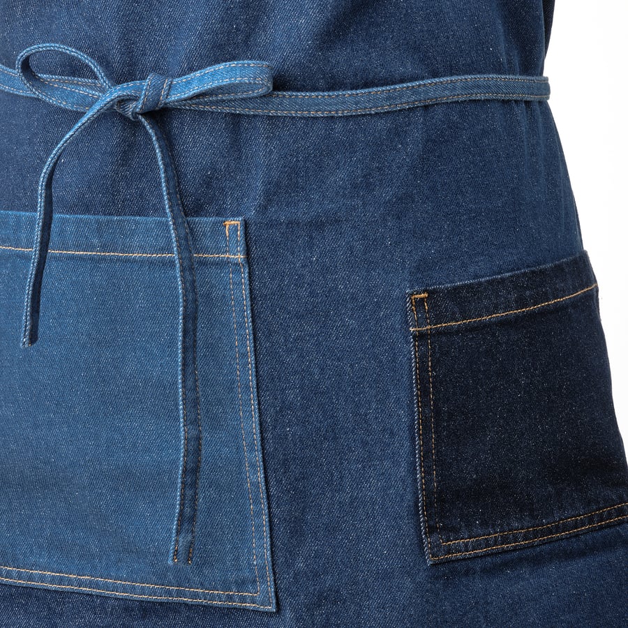 MÄVINN Apron, biru, 90x63 cm - IKEA