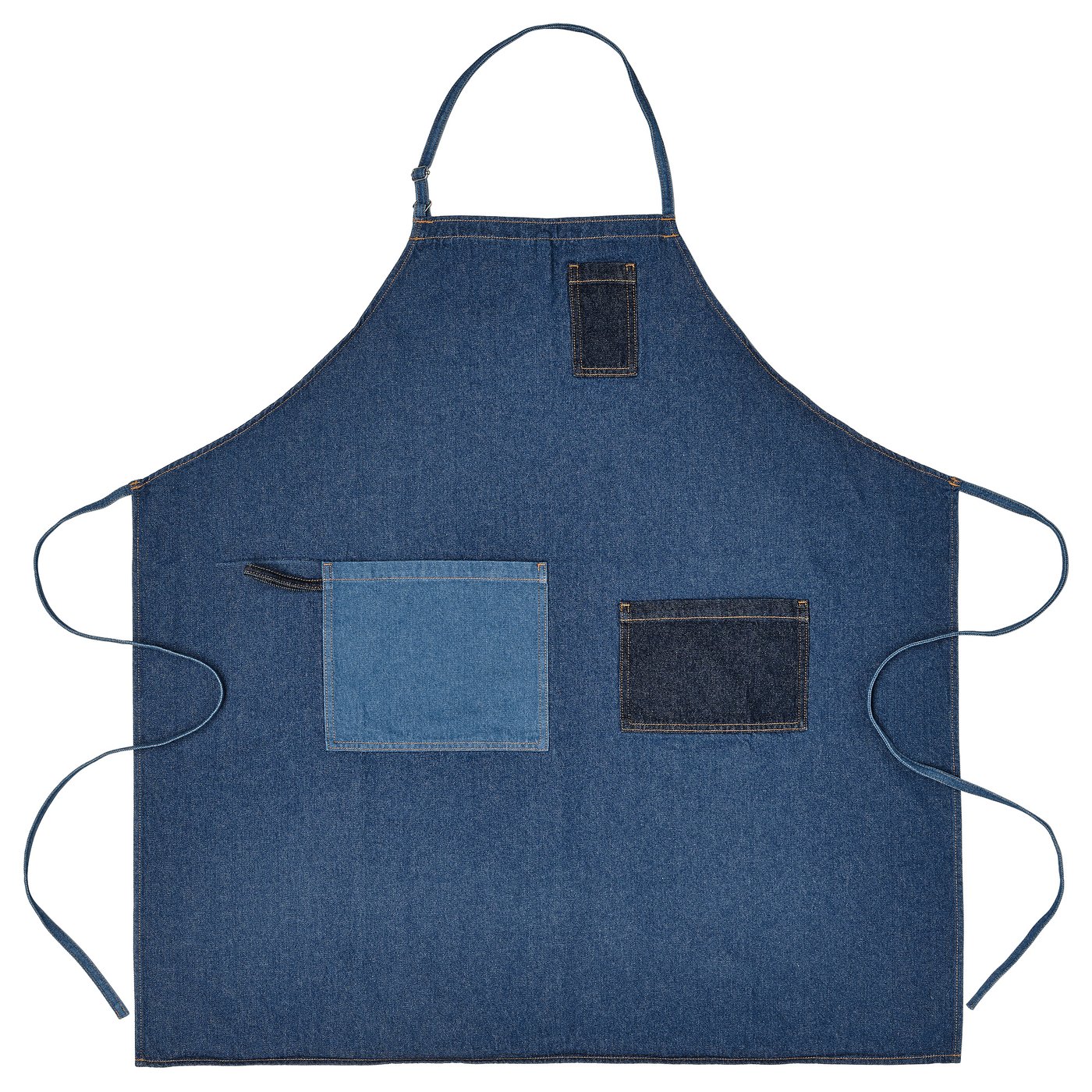 MÄVINN Apron, biru, 90x63 cm - IKEA