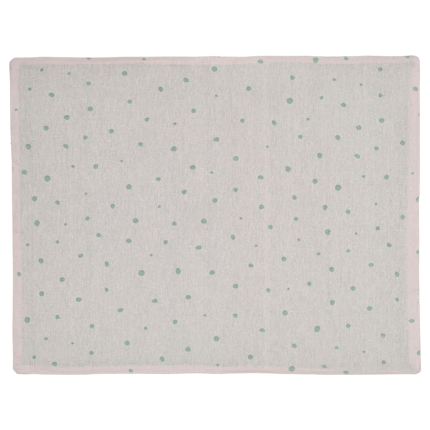 NISSÖGA alas pinggan, putih/biru muda, 45x35 cm - IKEA Malaysia