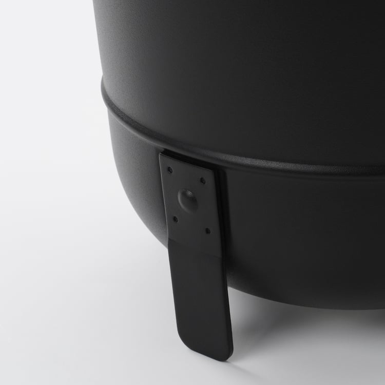 PÄRLRÖNN pasu, dalam/luar/hitam, 32 cm - IKEA Malaysia