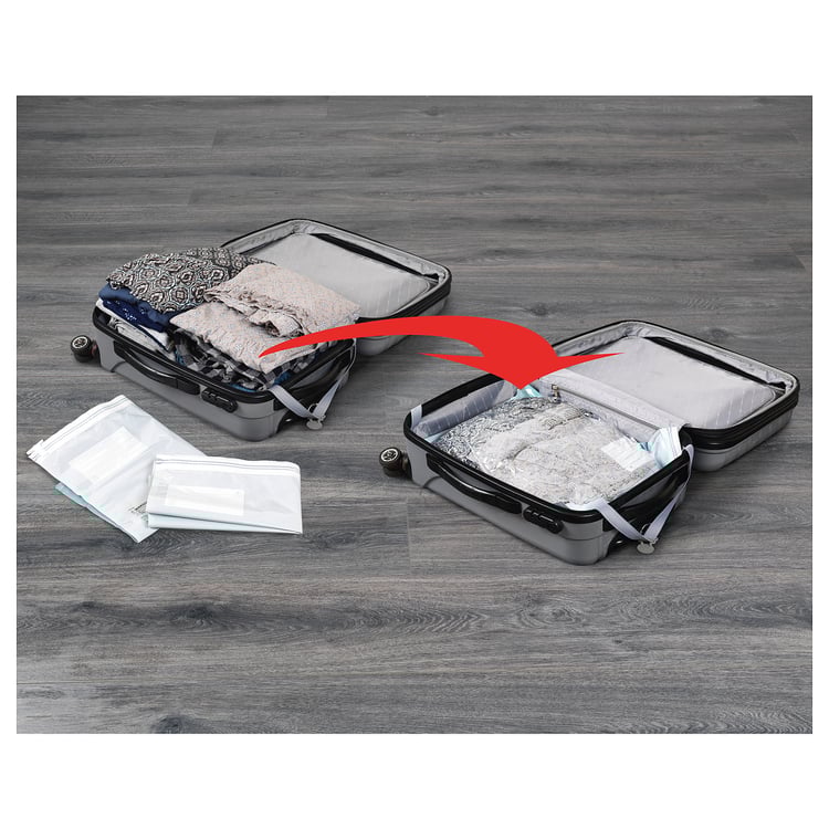 SPANTAD set 2 beg gulung terkedap vakum, biru muda - IKEA Malaysia