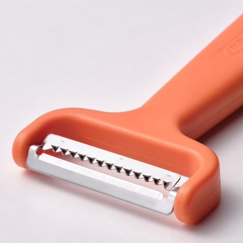 UPPFYLLD set 2 unit pemotong sayuran, kuning terang/jingga terang ...