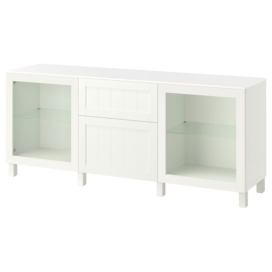 BESTÅ storage combination with drawers, Sindvik white/Pipmakare white ...