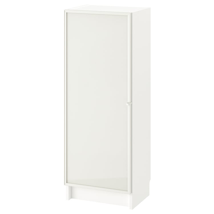 BILLY / HÖGBO bookcase combination w glass doors, white, 40x30x106 cm ...