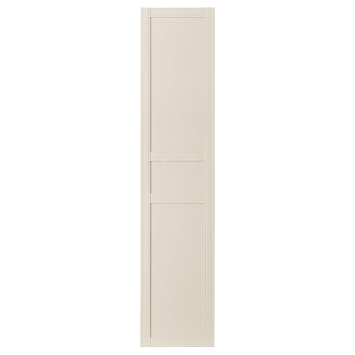 FLISBERGET door with hinges, light beige, 50x229 cm - IKEA