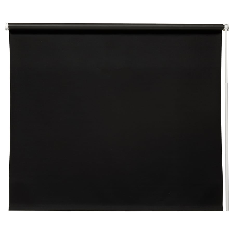 Block-out roller blind, FRIDANS, black, 80x195 cm - IKEA
