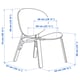 Easy chair, FRÖSET, black stained oak veneer - IKEA