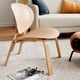 Easy chair, FRÖSET, white stained oak veneer - IKEA