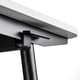 GLADHÖJDEN desk sit/stand, light grey/anthracite, 100x60 cm - IKEA
