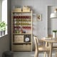 IVAR 1 section/bottle racks, pine, 89x30x179 cm - IKEA