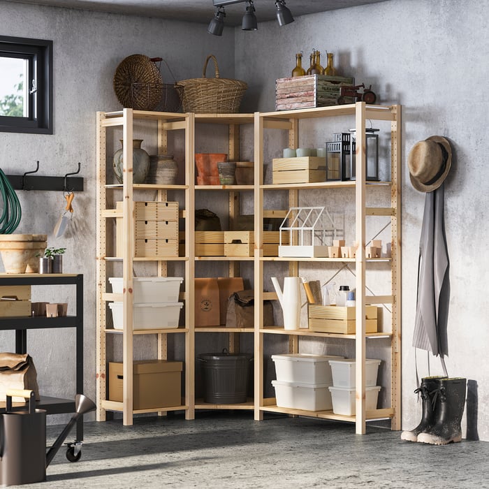 IVAR 3 sections/corner, 103/144x30x179 cm - IKEA