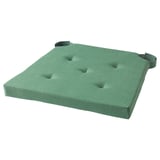 Chair pad, JUSTINA, grey, 42/35x40x4 cm - IKEA
