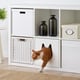 Cat house, KALLAX, white, 33x33 cm - IKEA