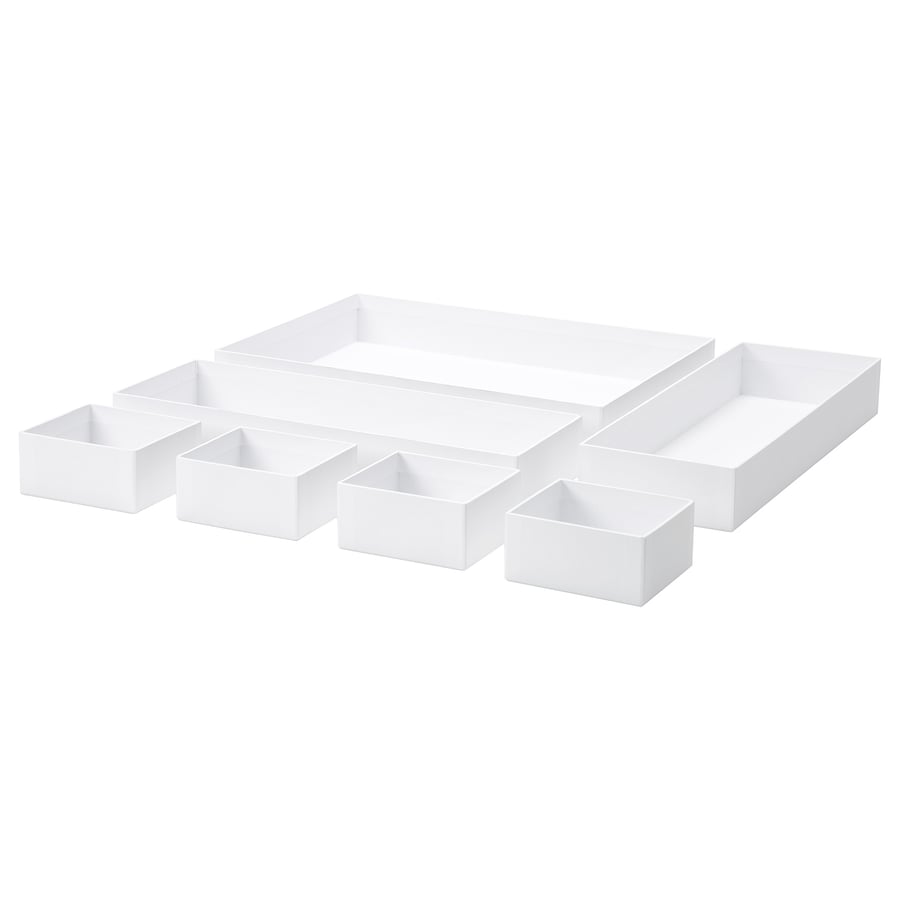 MALAREN box, set of 7, white - IKEA