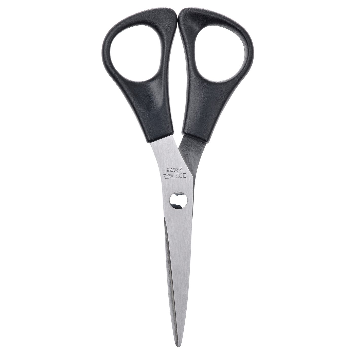 MÅNÖGA scissors, stainless steel/black - IKEA