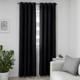 MERETE curtains, 1 pair, black/with eyelets, 145x300 cm - IKEA
