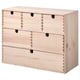 MOPPE mini chest of drawers, pine, 42x18x32 cm - IKEA