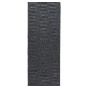 MORUM Rug flatwoven, in/outdoor, dark grey, 80x200 cm - IKEA