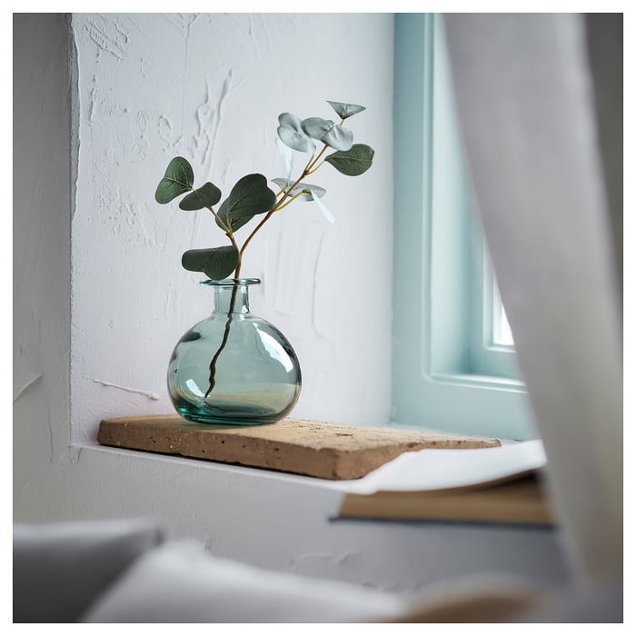 MYRMOSAIK vase, green, 12 cm - IKEA