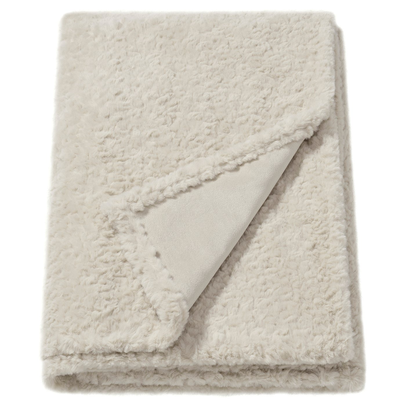 NÄTNÄVA throw, beige, 130x170 cm - IKEA