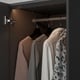 ÖVERSIDAN LED wardrobe lighting strp w sensor, dimmable dark grey, 46 ...