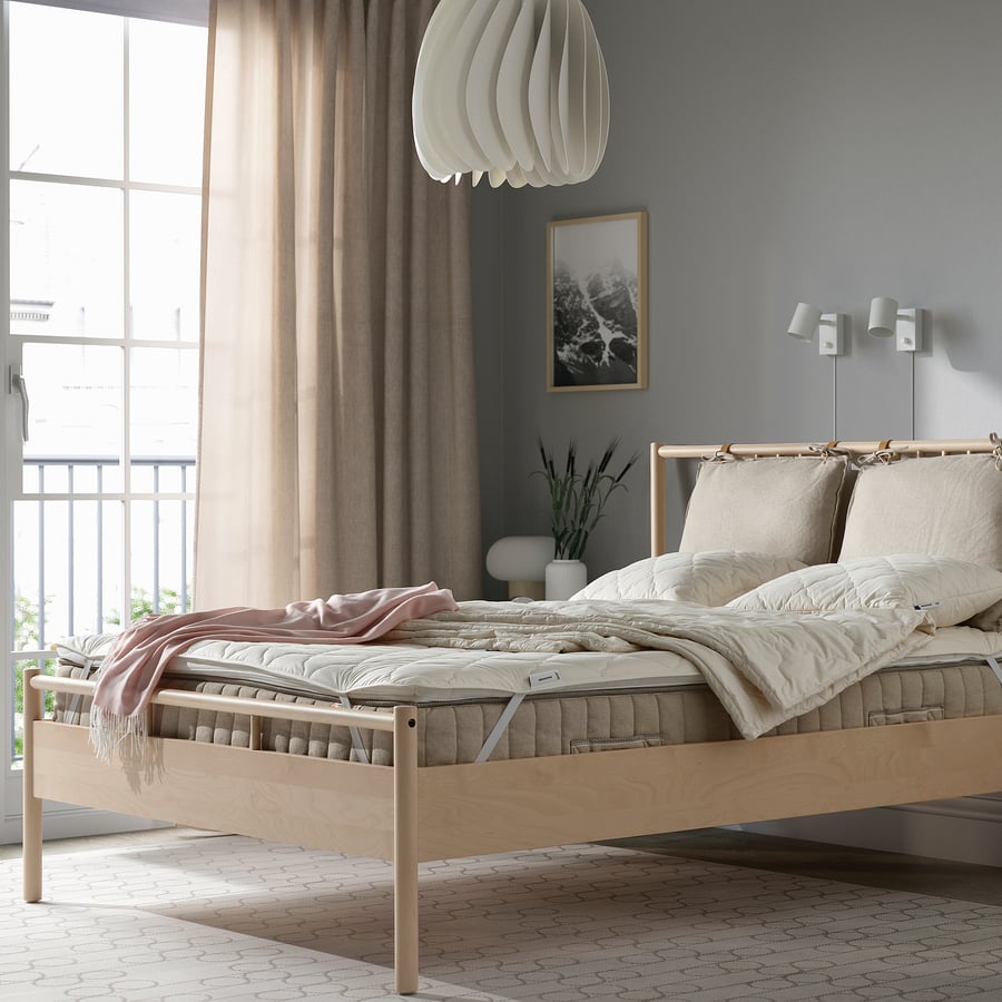 RÅDHUSVIN mattress protector, wool, 140x200 cm - IKEA