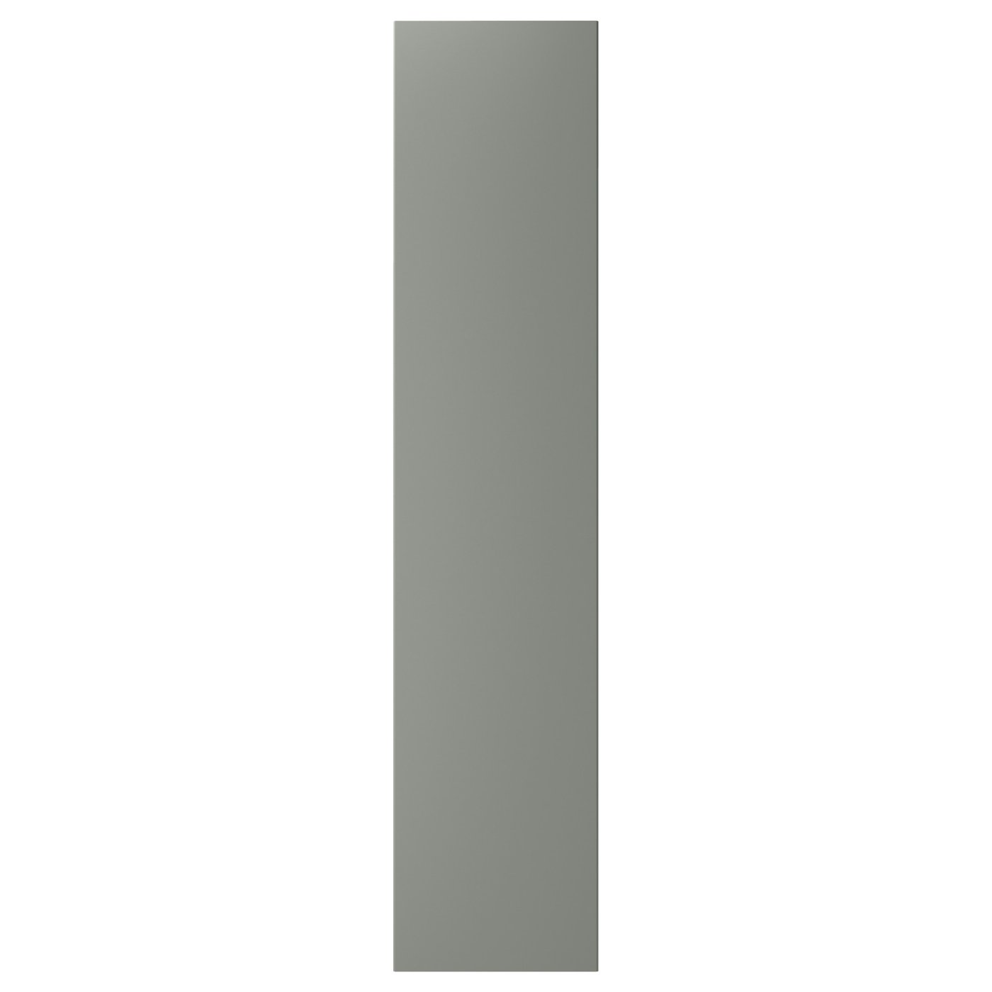 REINSVOLL door with hinges, grey-green, 50x229 cm - IKEA