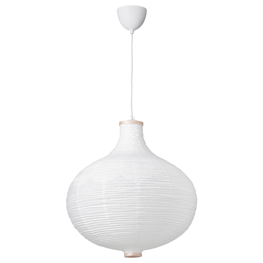 RISBYN / HAVSDJUP pendant lamp, onion shape/white, 57 cm - IKEA