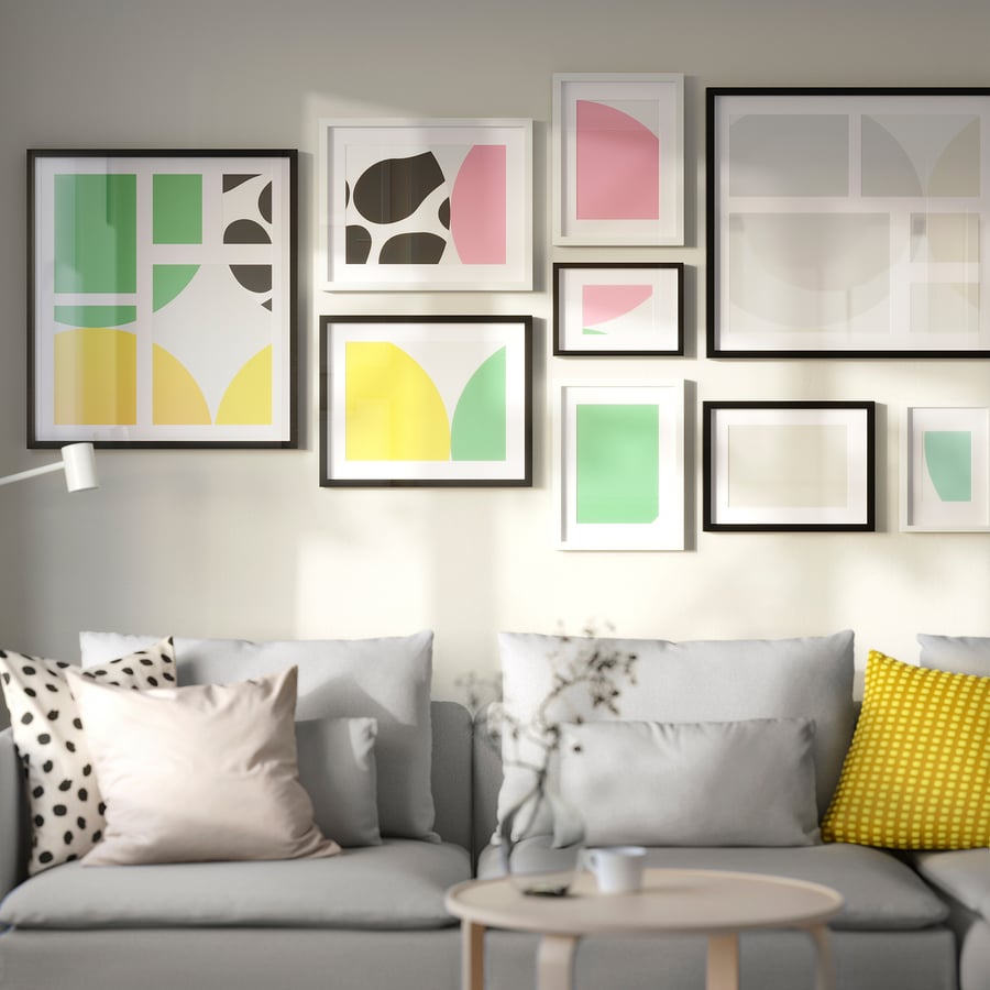 RÖDALM frame, black, 40x50 cm - IKEA