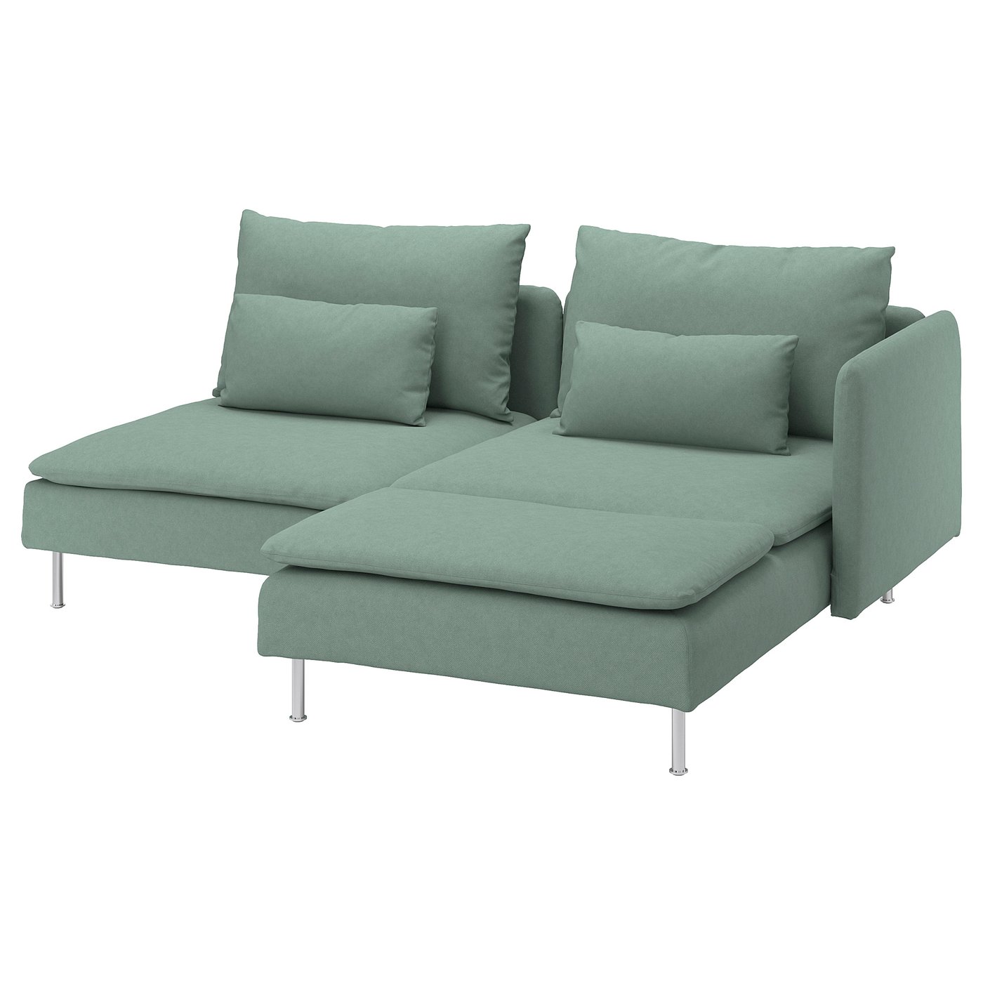 SÖDERHAMN 2-seat sofa, with chaise longue with armrest/Tallmyra light ...