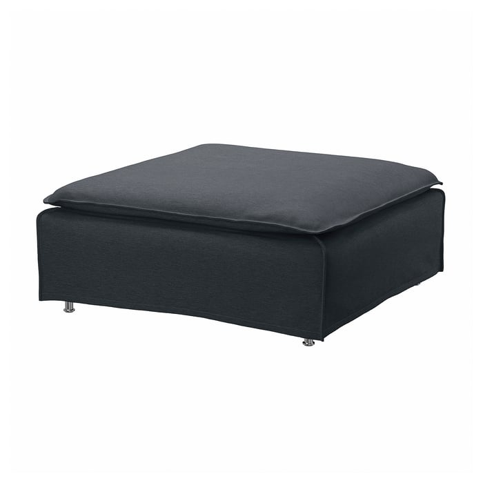 SÖDERHAMN footstool, Knäbäck anthracite - IKEA