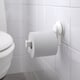 Toilet roll holder with suction cup, TISKEN, white - IKEA