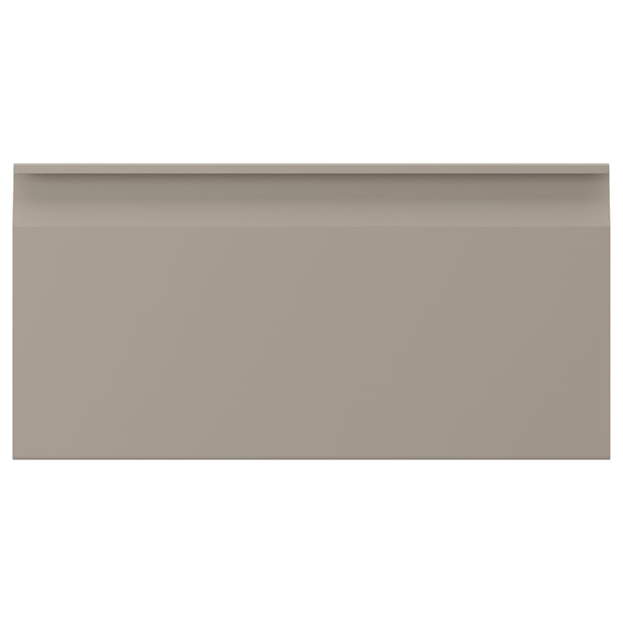 UPPLÖV drawer front, matt dark beige, 40x20 cm - IKEA