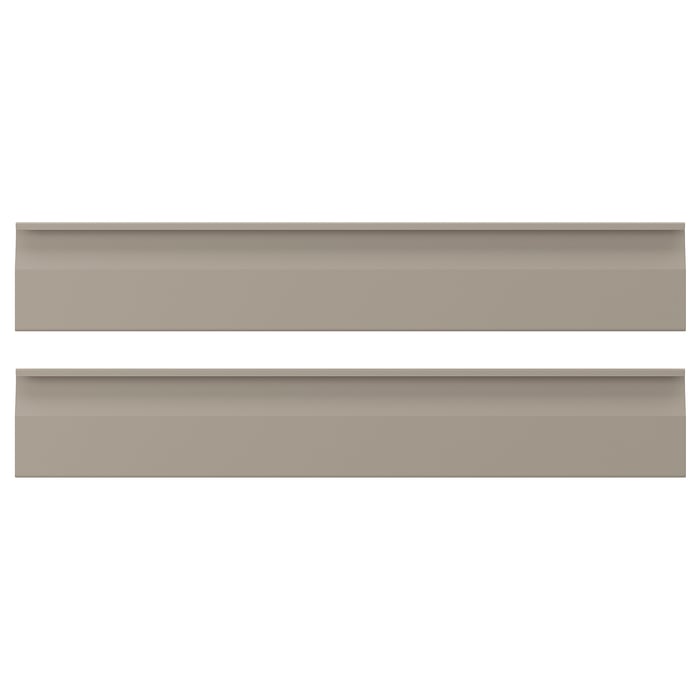 UPPLÖV drawer front, matt dark beige, 60x10 cm - IKEA