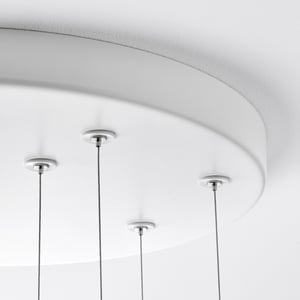 VARMBLIXT LED pendant lamp, white frosted glass - IKEA