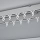 VIDGA curtain track set f ceiling, 2 trck, silver-colour - IKEA