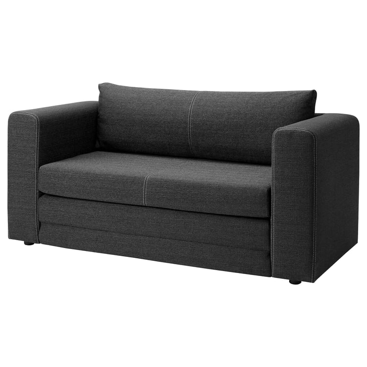 ASKEBY 2-zits slaapbank, grijs - IKEA