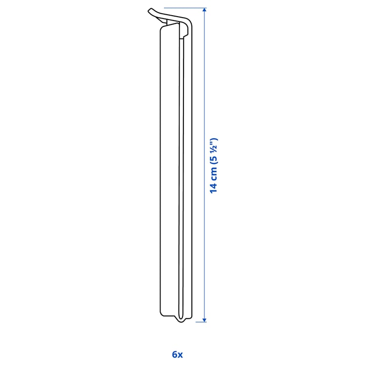 BEVARA zakklem, antraciet/donkergeel - IKEA