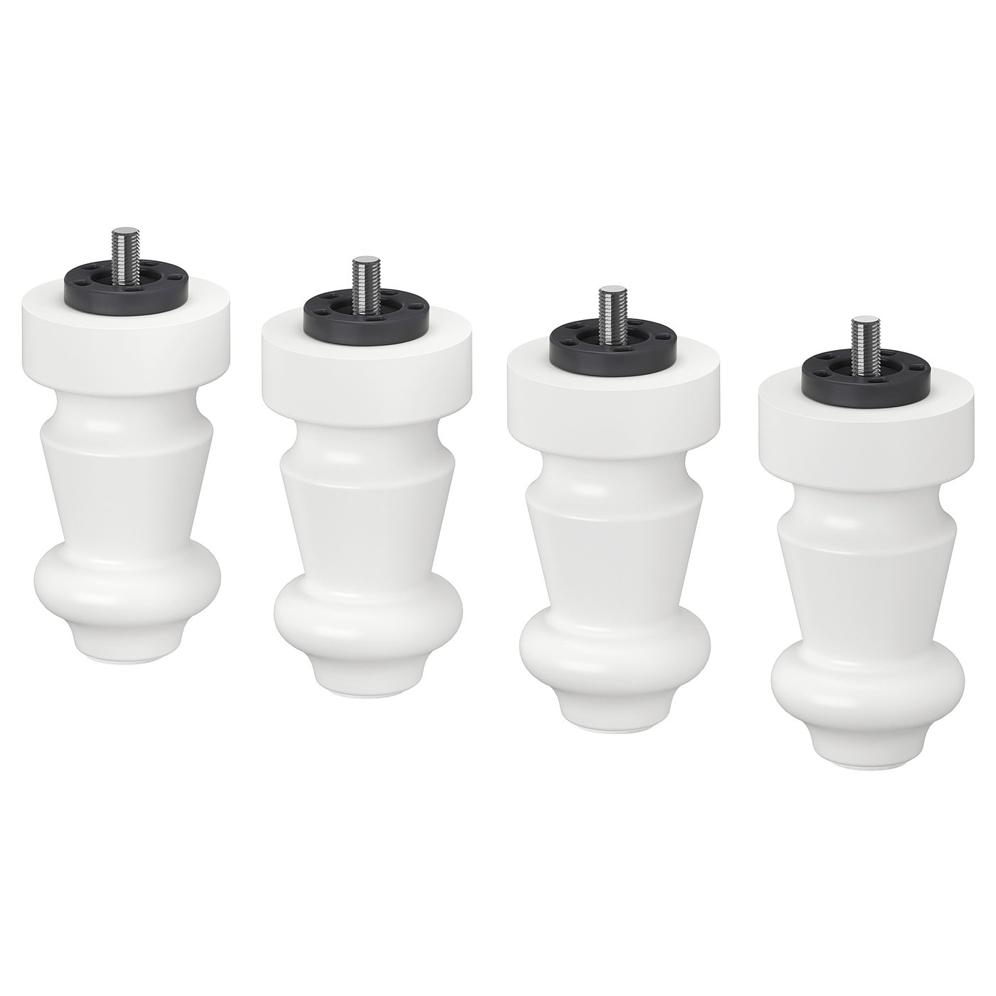 Poot, BRATTVÅG, wit, 10 cm - IKEA