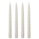 CONTORTATALL geurloze kroonkaars, gedraaid/ecru, 25 cm - IKEA