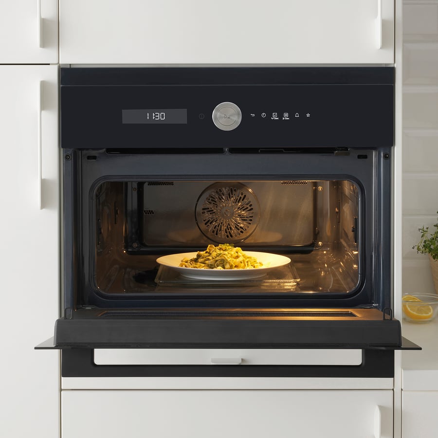 Combimagnetron hetelucht, FINSMAKARE, zwart - IKEA