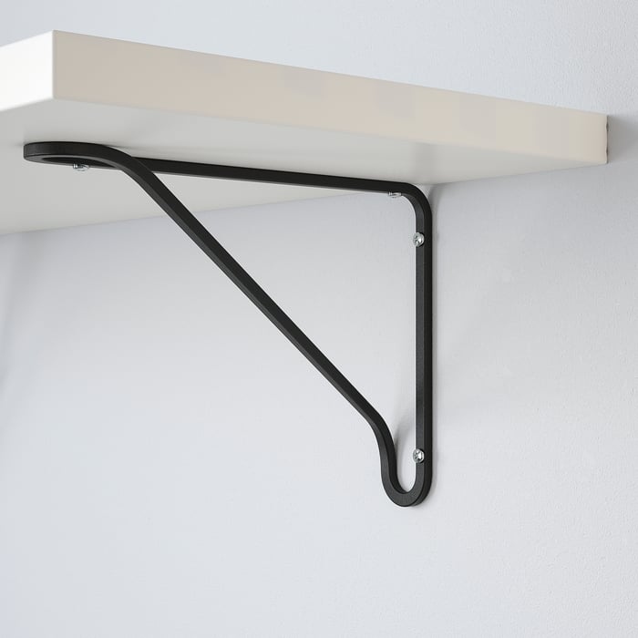 FÖRLÄGGARE plankdrager, zwart, 18x25 cm - IKEA