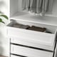 KOMPLEMENT lade met omlijst front, wit, 75x35 cm - IKEA