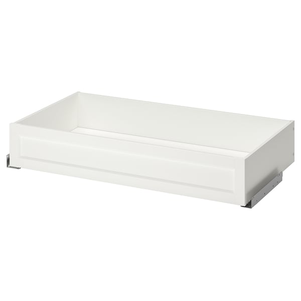 Lade met omlijst front, KOMPLEMENT, wit, 100x58 cm - IKEA