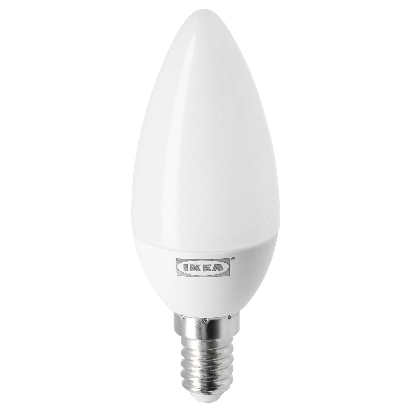 LEDARE Led-lamp E14 470 lumen, warm dimmen, kaarslamp opaalwit - IKEA
