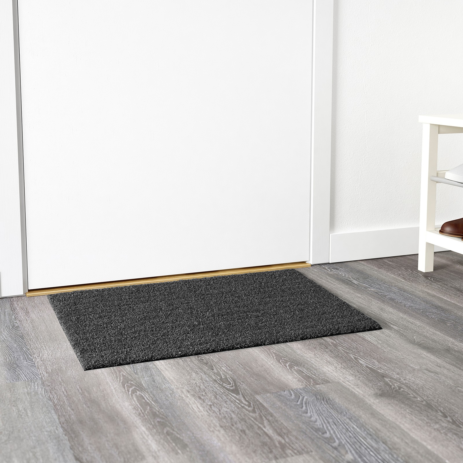 OPLEV Deurmat, binnen/buiten grijs, 50x80 cm - IKEA