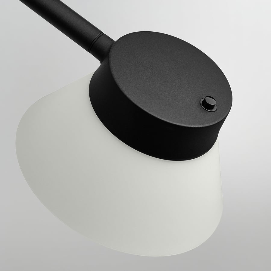 SAMBORD staande/leeslamp, zwart/wit - IKEA